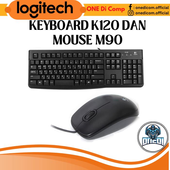 Jual Logitech Keyboard k120 + Mouse M90 USB - Kota Medan - One Di com | Tokopedia