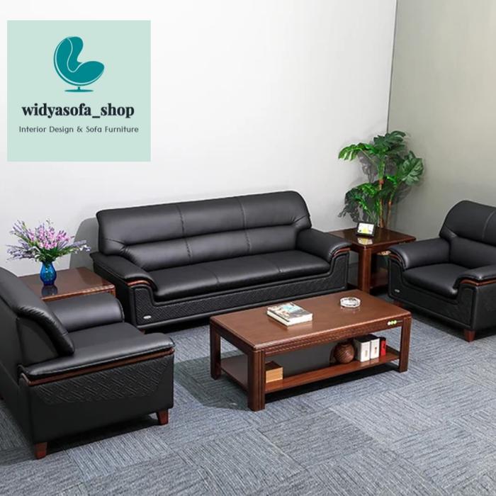 Jual Sofa Satu Set Ruang Tamu Kekinian Bahan Kulit Premium Quality ...