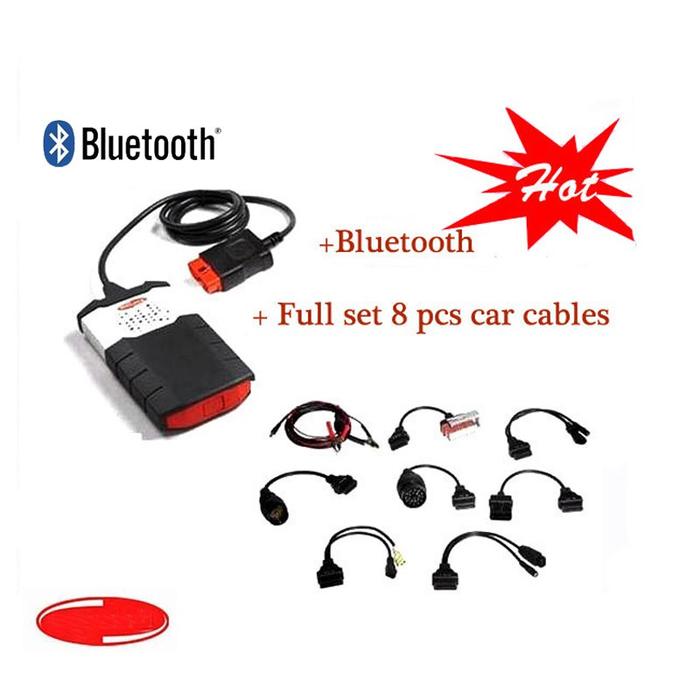 Jual DS150E USB-Bluetooth Full Set Car Scanner + Adapter Cables ...