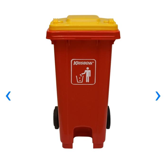Jual Krisbow 240 Liter Tempat Sampah Outdoor Dustbin 240 L - Kota ...