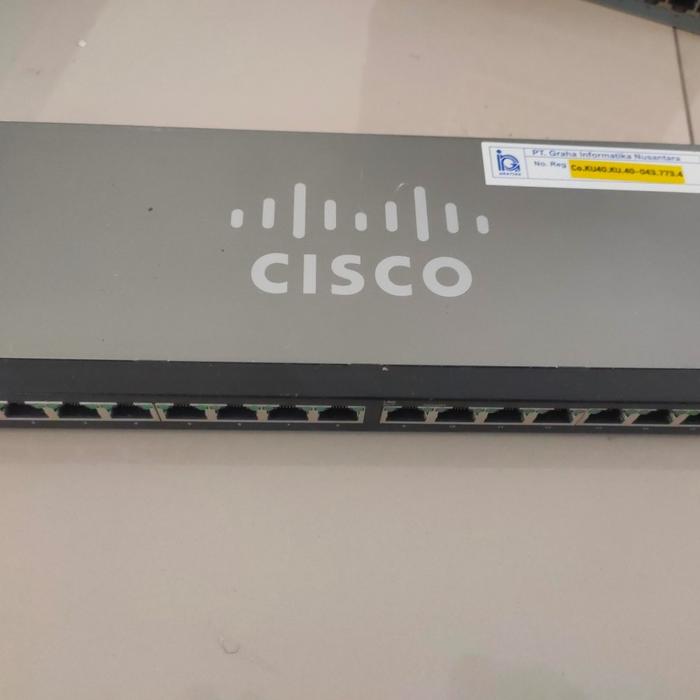 Jual switch hub Cisco 16 port gigabit 10/100/1000 - Kota Surabaya ...