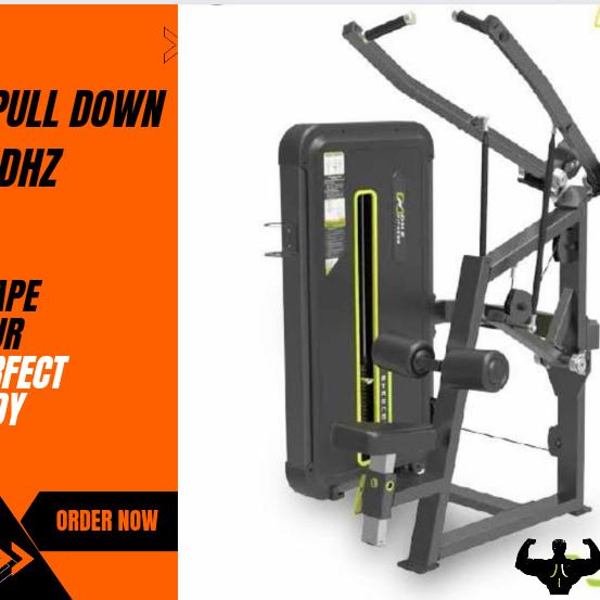 Jual lat pulldown machine body gym pull down dhz original - Jakarta ...