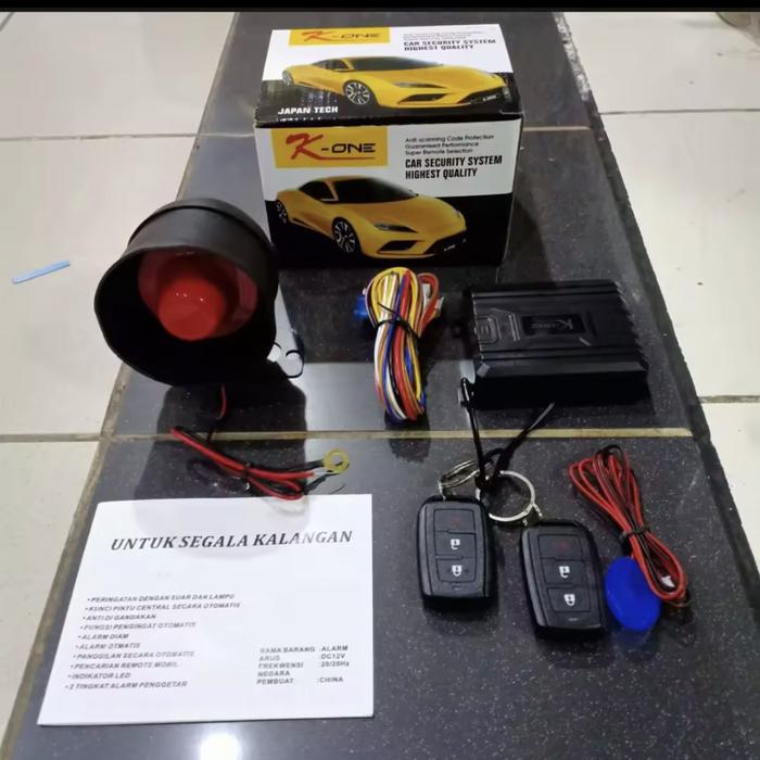 Jual alarm mobil premium model remote kunci all new avanza xenia ...