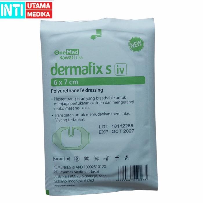 Jual Dermafix S iv 6x7 cm/Plester Infus Transparan Dermafix Onemed ...