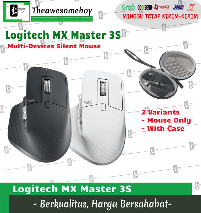 Jual Logitech MX Master 3S Silent Mouse Wireless Bluetooth Multi-Device ...
