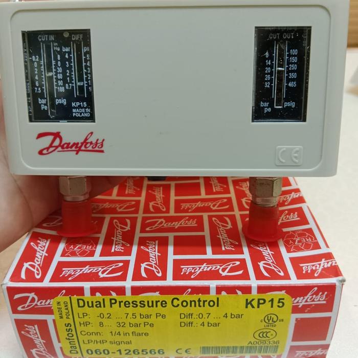 Jual danfoss pressure switch KP15 HPLP (AUTO - AUTO) - Jakarta Pusat ...