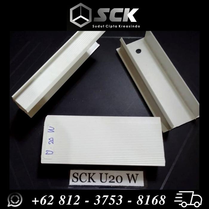 Jual Tali Air / U Channel / Groove Joint SCK U20 W UPVC - Kota Surabaya - SCK CORNER BEAD JATIM ...