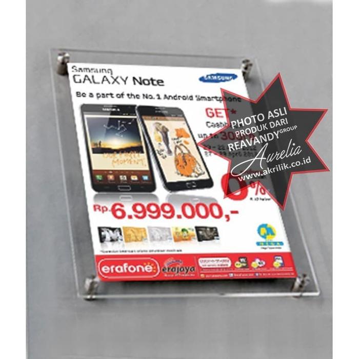 Jual Frame poster akrilik poster A3 Tebal 3mm - 2 lembar jepit - Kota ...