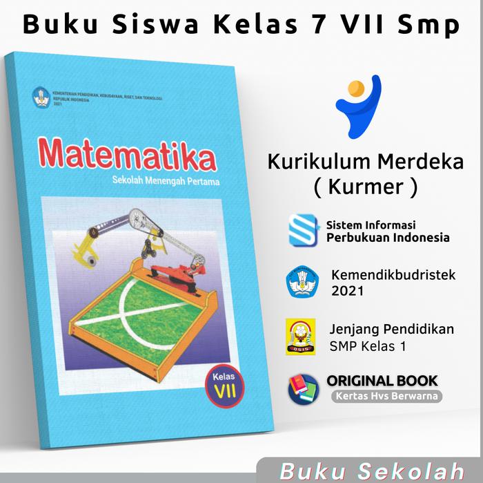 Jual Buku Paket Mtk Matematika Kelas Kls 1 7 VII SMP Kurikulum Merdeka 2021 - Kota Depok - Buku ...