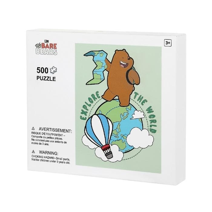 Jual Miniso Mainan Puzzle Anak - We Bare Bears 500 Pieces Puzzle ...