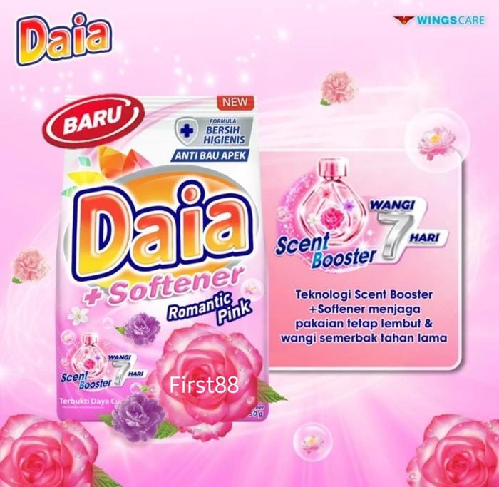 Jual Daia Deterjen Bubuk Romantic Pink 800 gr - Floral Blossom ...