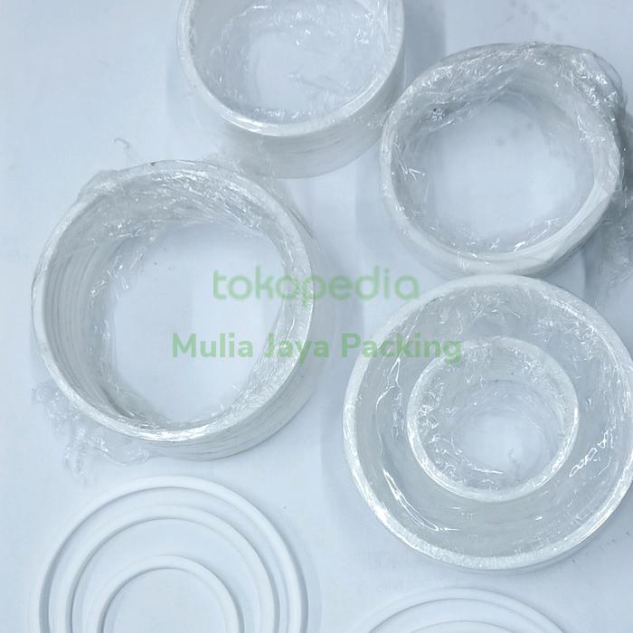 Jual Ring Seal Teflon PTFE / Water Mur Teflon 2" OD 7.8cm ID 7cm tebal ...
