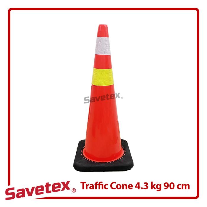 Jual Traffic Cone/Kerucut Lalu Lintas 90 cm - 4.3 kg - Kab. Tangerang ...