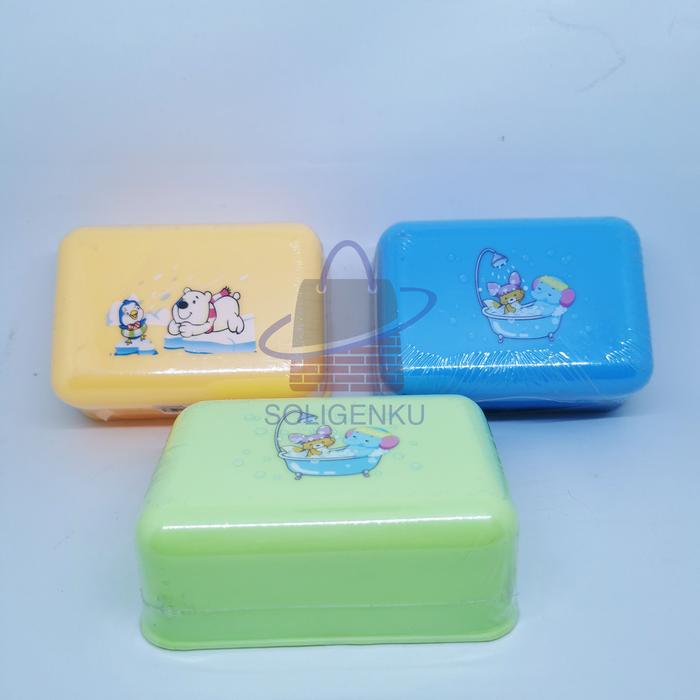 Jual Tempat Sabun Mandi Batang Kotak Sabun Mandi Batang Warna Soap Box ...