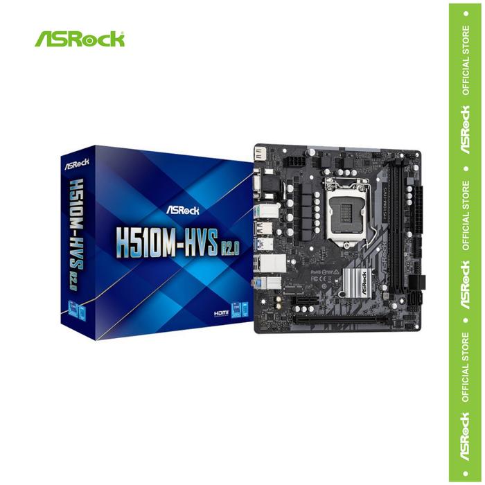 Promo ASRock H510M-HVS (Socket Intel LGA 1200, Gen11, Gen 10) Cicil 0% ...