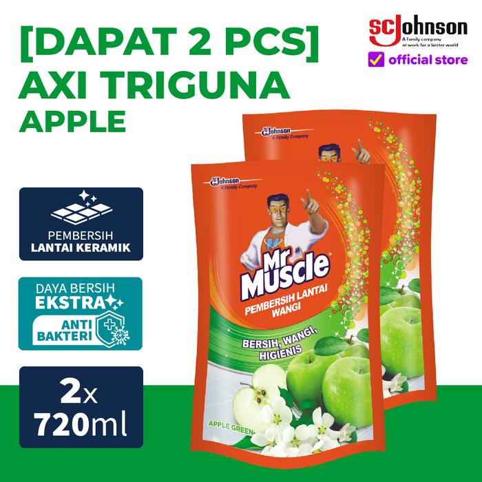 Promo Mr. Muscle Axi Triguna Apple Pouch 720mL x2Pcs - Kota Tangerang ...