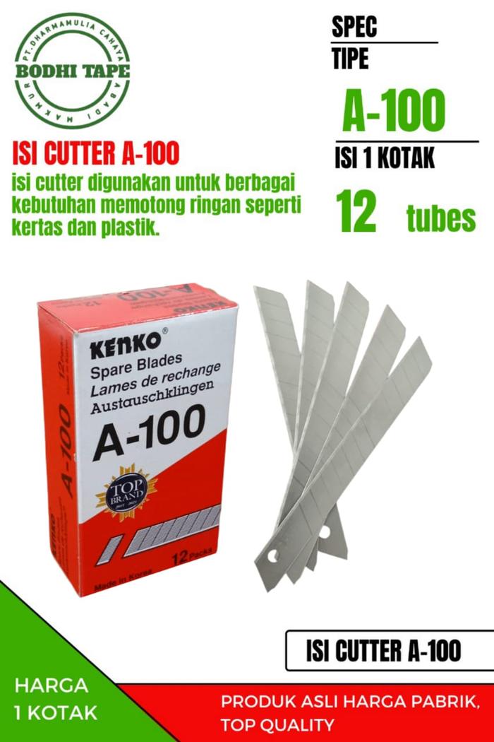 Jual Isi Cutter Kenko A-100 / isi Refill kater kenko A100 - PER TUBE ...