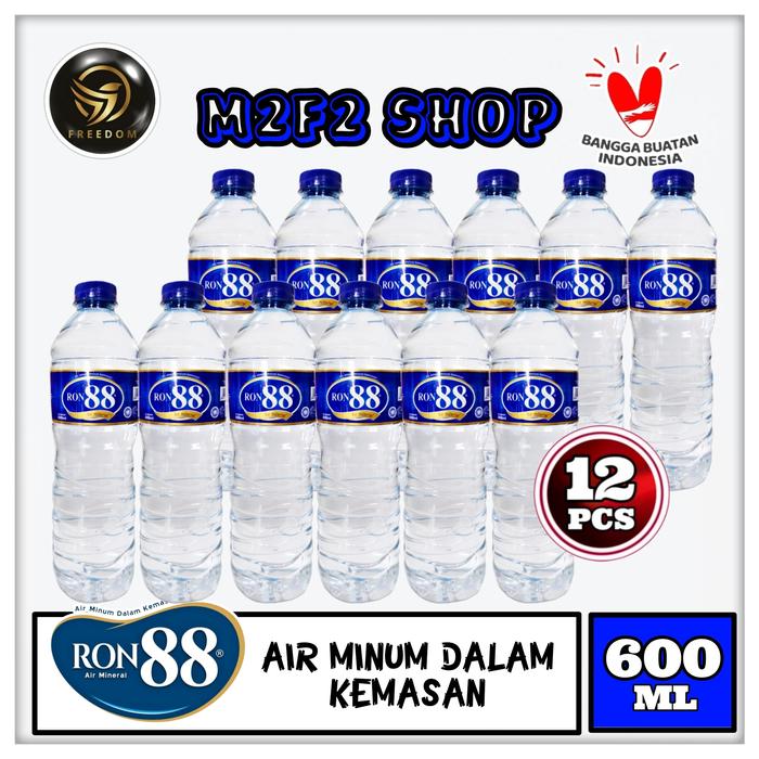 Jual Air Mineral Ron 88 Elite Tanggung Botol Pet - 600 ml (Harga 12 Pcs) - Jakarta Pusat - M2F2 ...
