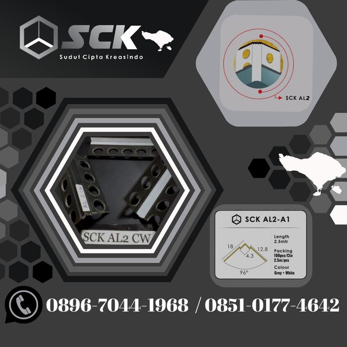 Jual Corner Bead / Inner Bead SKC AL 2 CW Sudutan Dalam Tembok UPVC ...