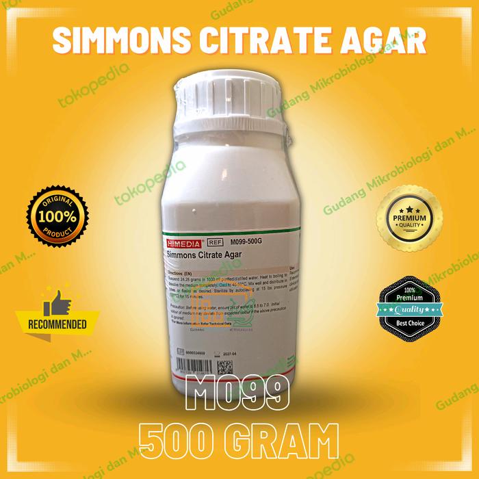 Jual Simmons Citrate Agar - Media Mikrobiologi, 500 Gram - Kab. Bogor ...