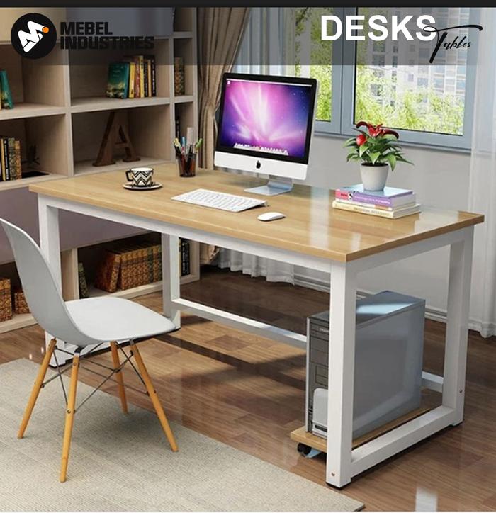 Jual Meja Kerja Premium White duco - Meja DESKS - Meja Kantor - Kota ...
