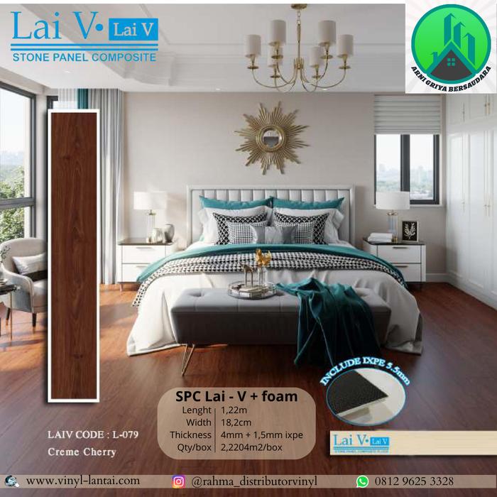 Jual Lantai SPC Lai -V Sistem CLICK Tahan Air-Rayap 5,5mm - Jakarta Timur - flooring & wall ...