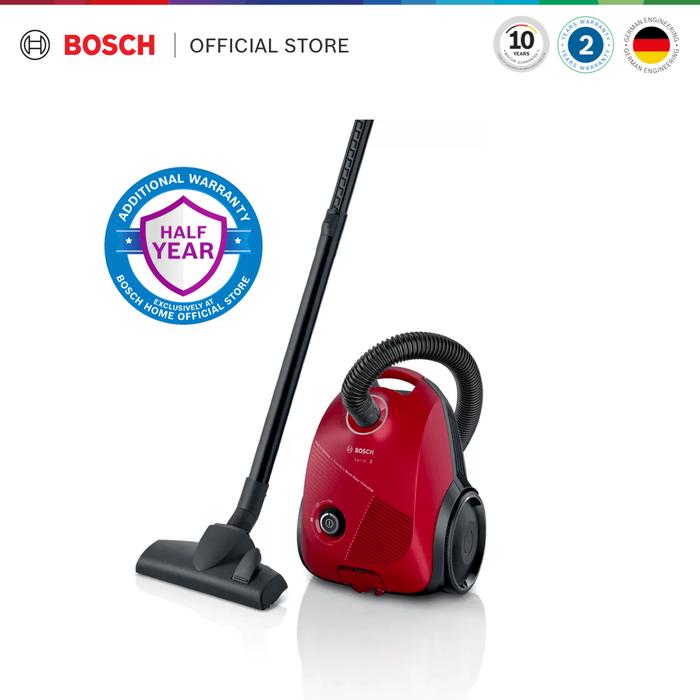 Promo Bosch BGBS2RD1 Bagged Vacuum Cleaner Seri 2 Red Cicil 0% 3x ...