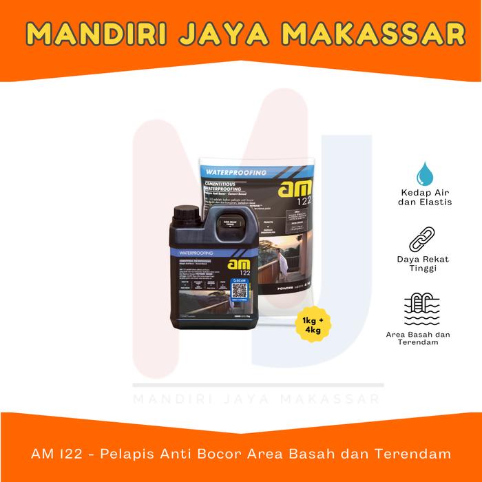 Jual AM 122 4kg / Semen Waterproofing 2 Komponen Semen + Cairan / Anti ...