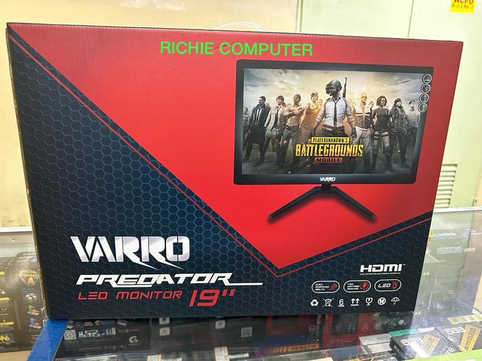 Jual MONITOR LED VARRO 19 INCH PREDATOR GAMING HDMI,VGA GARANSI RESMI ...