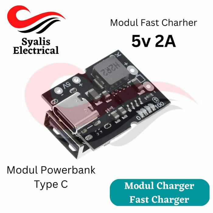 Jual Modul Charger Powerbank 5v 2A step up USB type C [Syalis] - Kota ...
