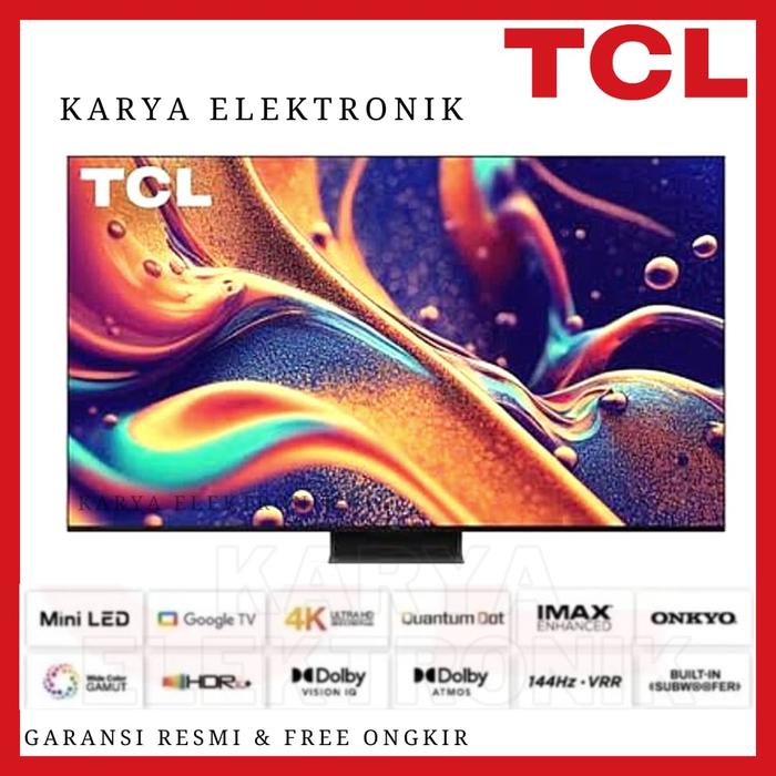 Jual TCL 65C845 MINI LED 4K UHD GOOGLE TV 65 Inc - Jakarta Barat - KaryaElectro | Tokopedia