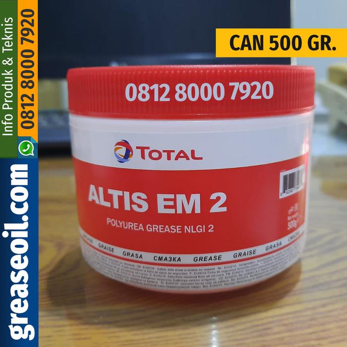 Jual TOTAL ALTIS EM 2 Grease Polyurea High temperature High speed 500 ...