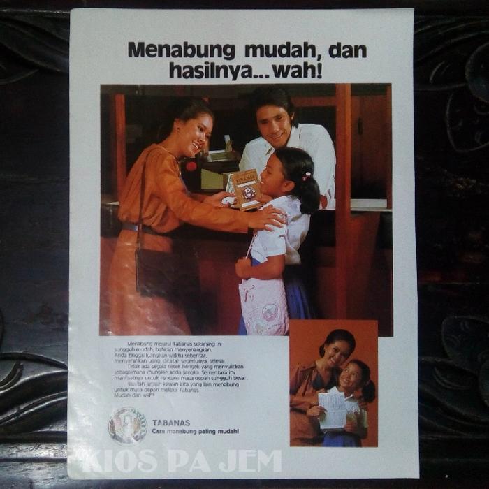 Jual Iklan Cetak Jadul TABANAS Cara Menabung paling Mudah - Kab. Bandung Barat - kios Pa jem ...