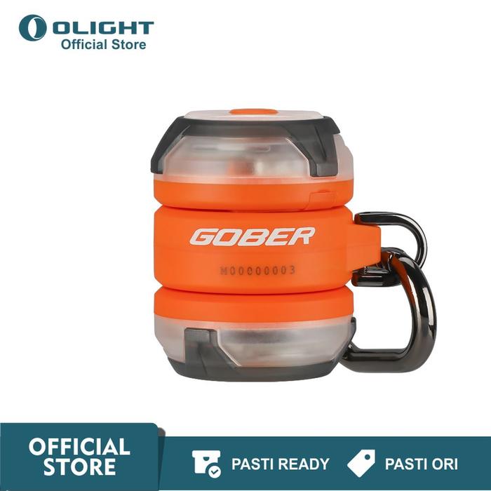 Promo Senter Olight Gober Kit Orange Rechargeable Safety Light LED ...