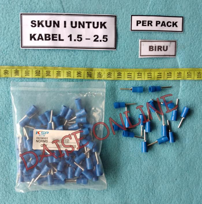 Jual SKUN I UNTUK KABEL 1,5 - 2,5 (BIRU) 1 PACK - Kab. Sidoarjo - DAISE ...