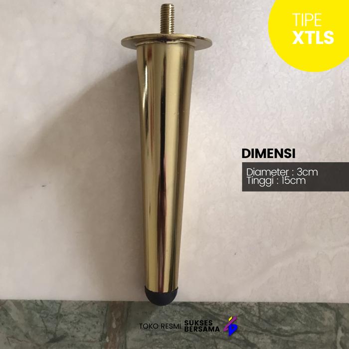 Jual KAKI KURSI BESI KUNINGAN WARNA EMAS UNTUK SOFA, DIVAN & LEMARI ...