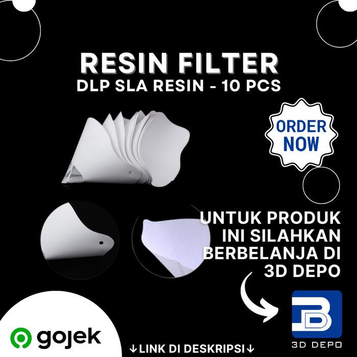 Jual 3D Printing DLP SLA Resin Paper Funnel Filter 10 pcs Set - Kota ...