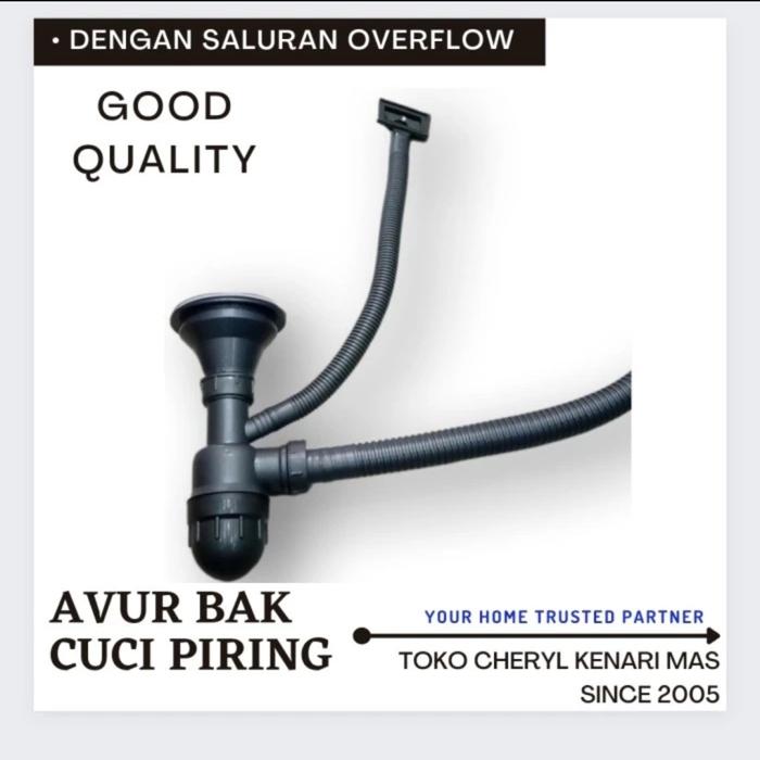 Jual AFUR BAK CUCI PIRING 1 BAK KITCHEN SINK SINGLE PLUS OVERFLOW - SP ...