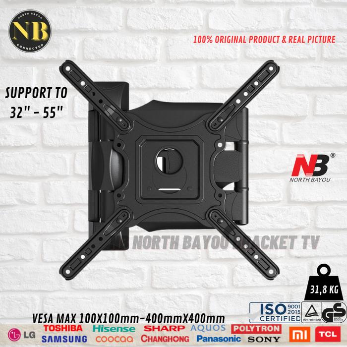Jual Braket Tv / Bracket Tv Monitor Led Lcd North Bayou Nb P4 Nbp4 32 ...