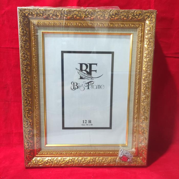 Jual frame foto bingkai foto figura foto 12r / 17r 30x40 cm mewah ...