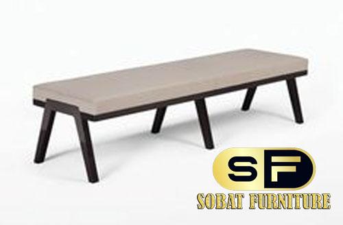 Jual Bench Kayu Jati Ukuran Panjang Minimalis Modern Jok Busa Standar ...