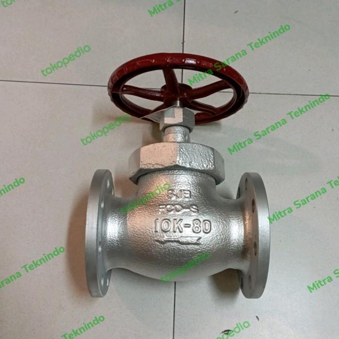 Jual Globe Valve Kitz Steam Flange JIS 10K 3 inch DN80 SJB - Jakarta ...