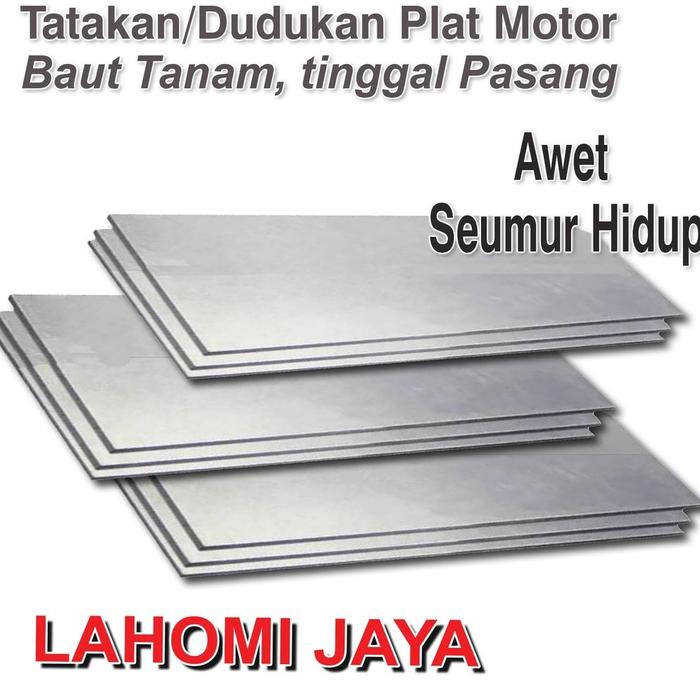 Jual TATAKAN PLAT MOTOR / Dudukan plat nomor motor, bahan aluminium ...