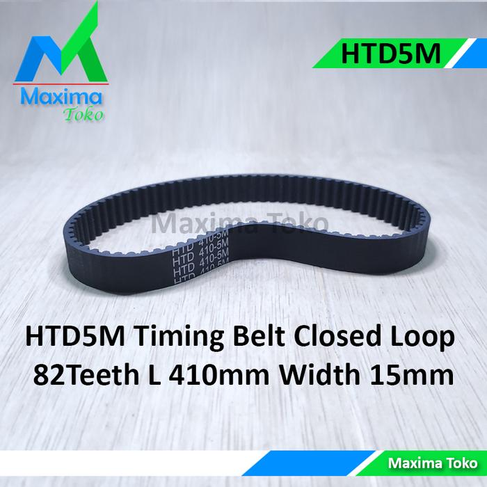 Jual Timing Belt HTD5M L 410mm gigi 82 Close loop Lebar 15mm HTD 5M 410 mm - Kota Cimahi ...