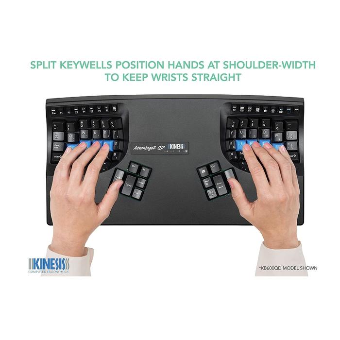 Jual Kinesis Advantage 2 QD Ergonomic Keyboard For Dvorak Typists ...