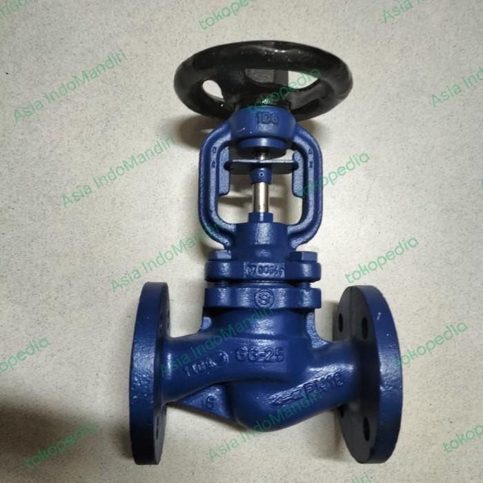 Jual Globe Valve Steam Bellow Seal Ari Faba Armaturen PN 16 1,5 inch DN ...