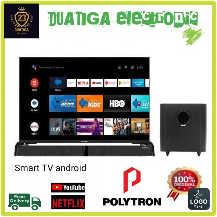Jual POLYTRON SMART ANDROID TV LED FHD PLD43BAG5959| PLD 43BAG5959| 43 ...