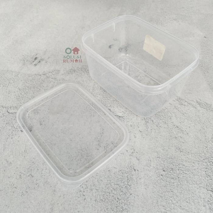 Jual Kotak Plastik Bening Multipack Mini Kecil 500 ml - Kotak Makan ...