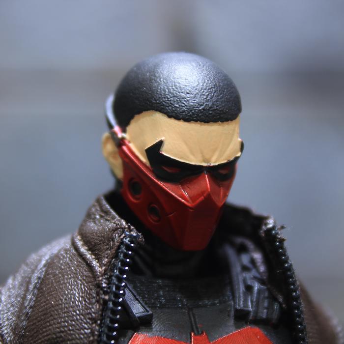 Jual 1/12 Custom DC Mezco Jason Todd Red Hood Outlaw Head Sculpt ...