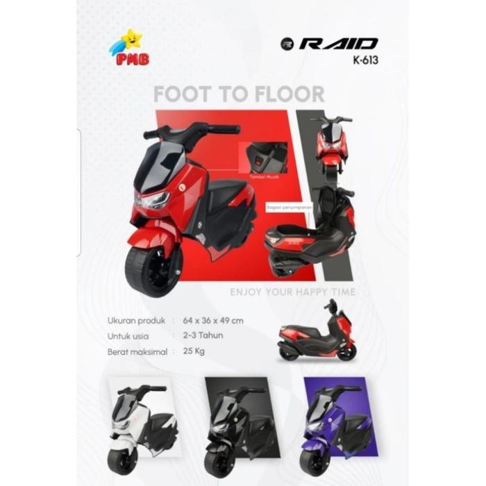 Jual MAINAN MOTOR-MOTORAN RIDE ON ANAK NMAX RAID PMB K613 - Kota Depok ...
